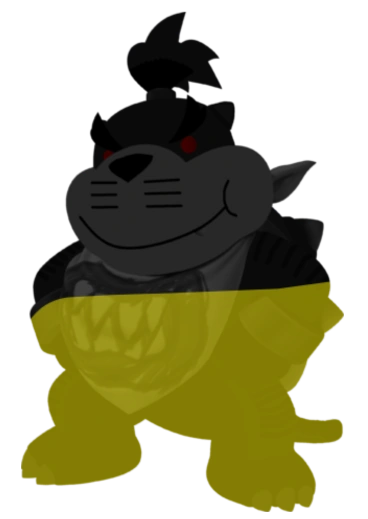 Dark Golden Oreo Meowser Jr. | Bowser Double 7 Wiki | Fandom