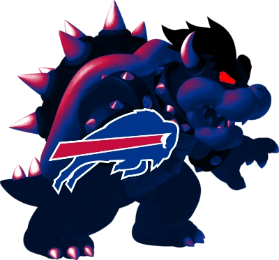 Dark Buffalo Bills Bowser | Bowser Double 7 Wiki | Fandom