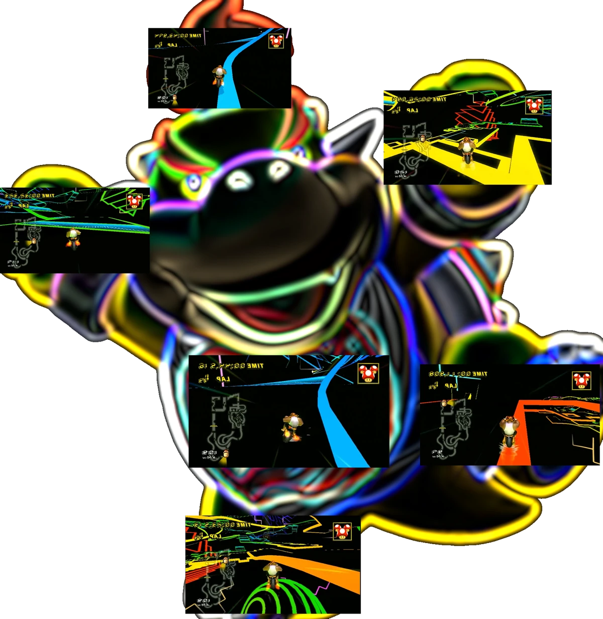 Neon Dimension Bowser Jr. | Bowser Double 7 Wiki | Fandom