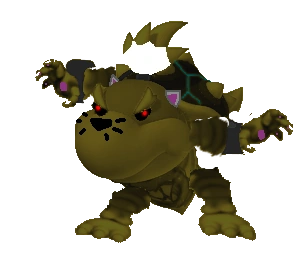 Dark Gold Dry Meowser Jr. | Bowser Double 7 Wiki | Fandom