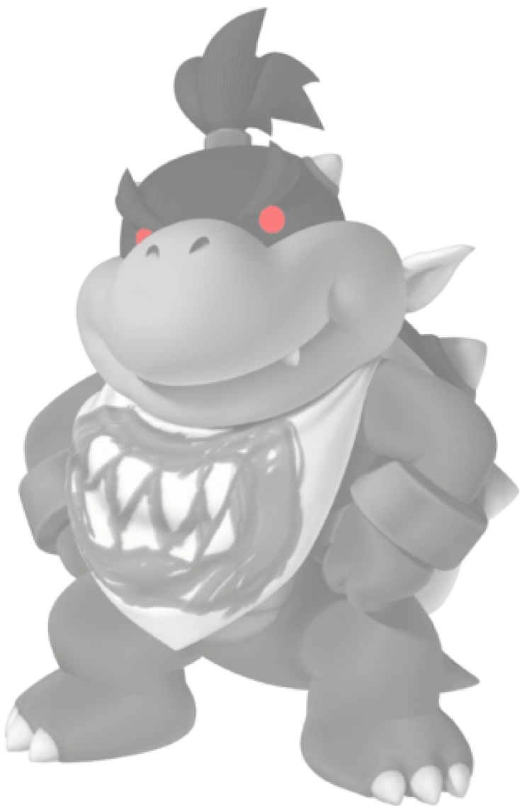 Dark Chalk Bowser Jr. | Bowser Double 7 Wiki | Fandom