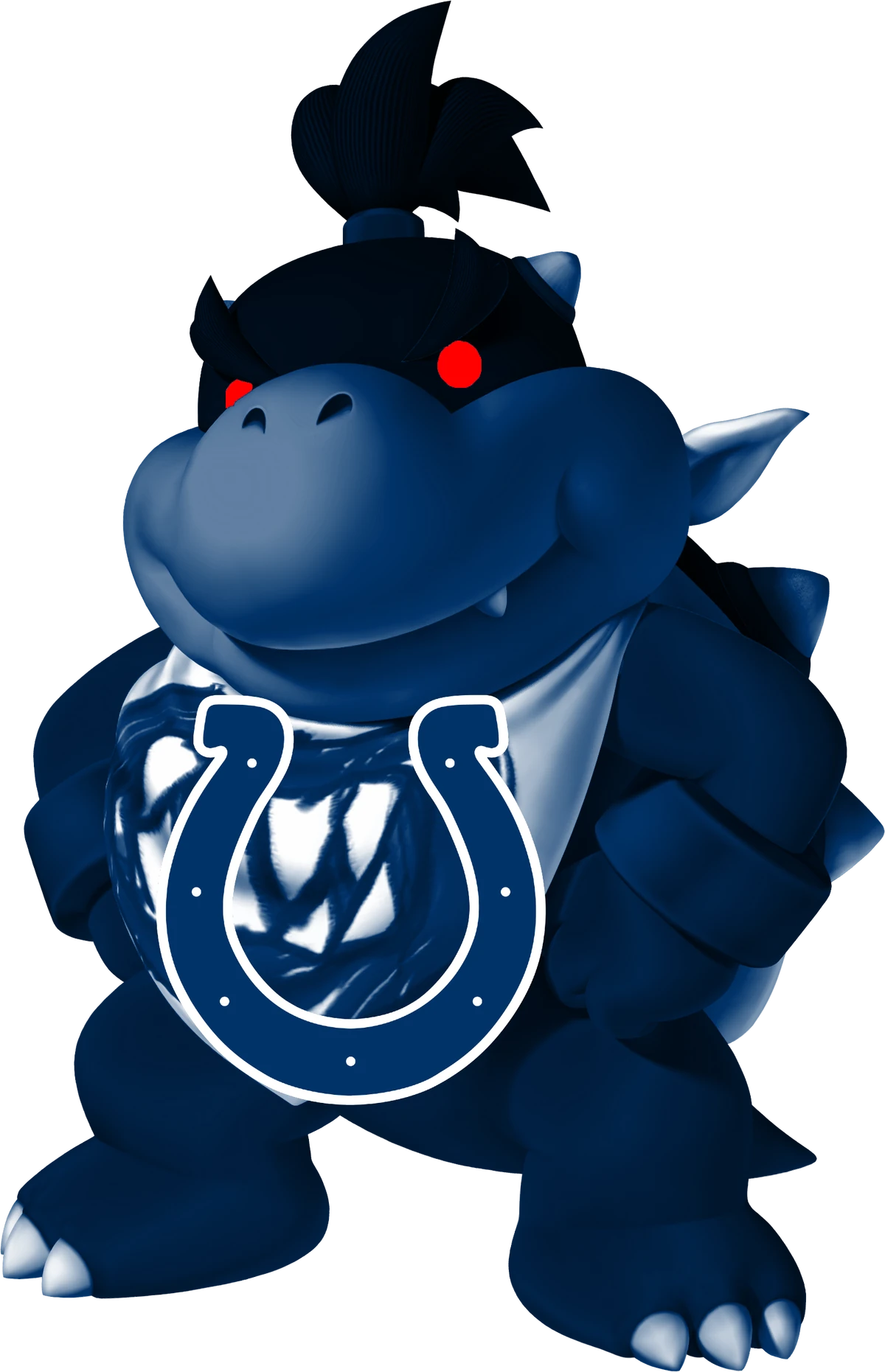 Dark Indianapolis Colts Bowser Jr. | Bowser Double 7 Wiki | Fandom
