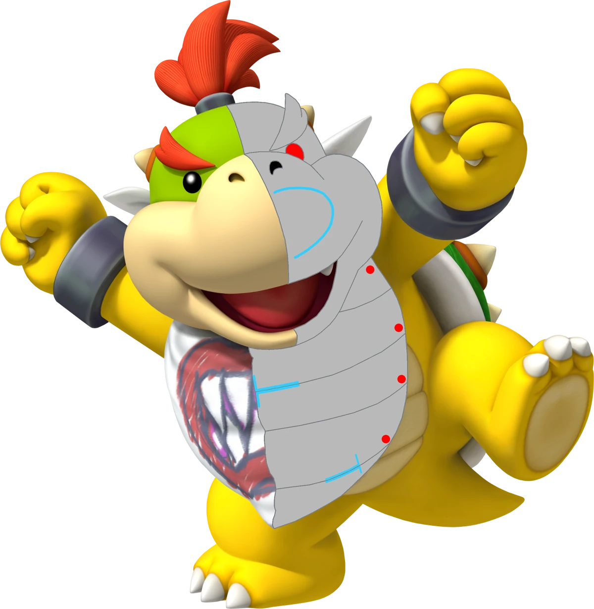 Cyborg Bowser Jr. | Bowser Double 7 Wiki | Fandom