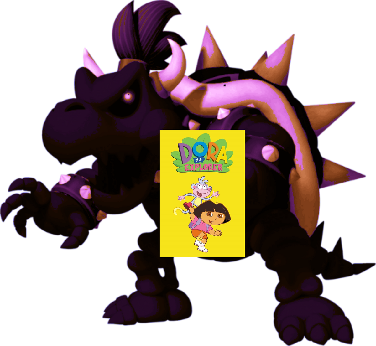 Dark Dora The Explorer Dry Bowser Bowser Double 7 Wiki Fandom