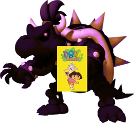 Dark Dora The Explorer Dry Bowser | Bowser Double 7 Wiki | Fandom