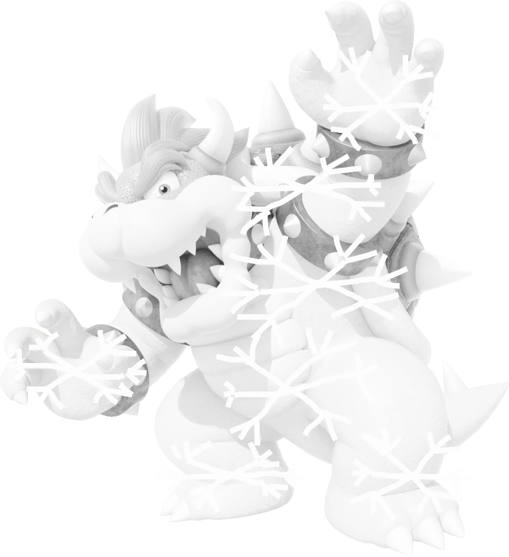 Snowflakes Bowser | Bowser Double 7 Wiki | Fandom