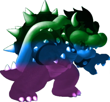 Dark Folded Clothes Bowser | Bowser Double 7 Wiki | Fandom