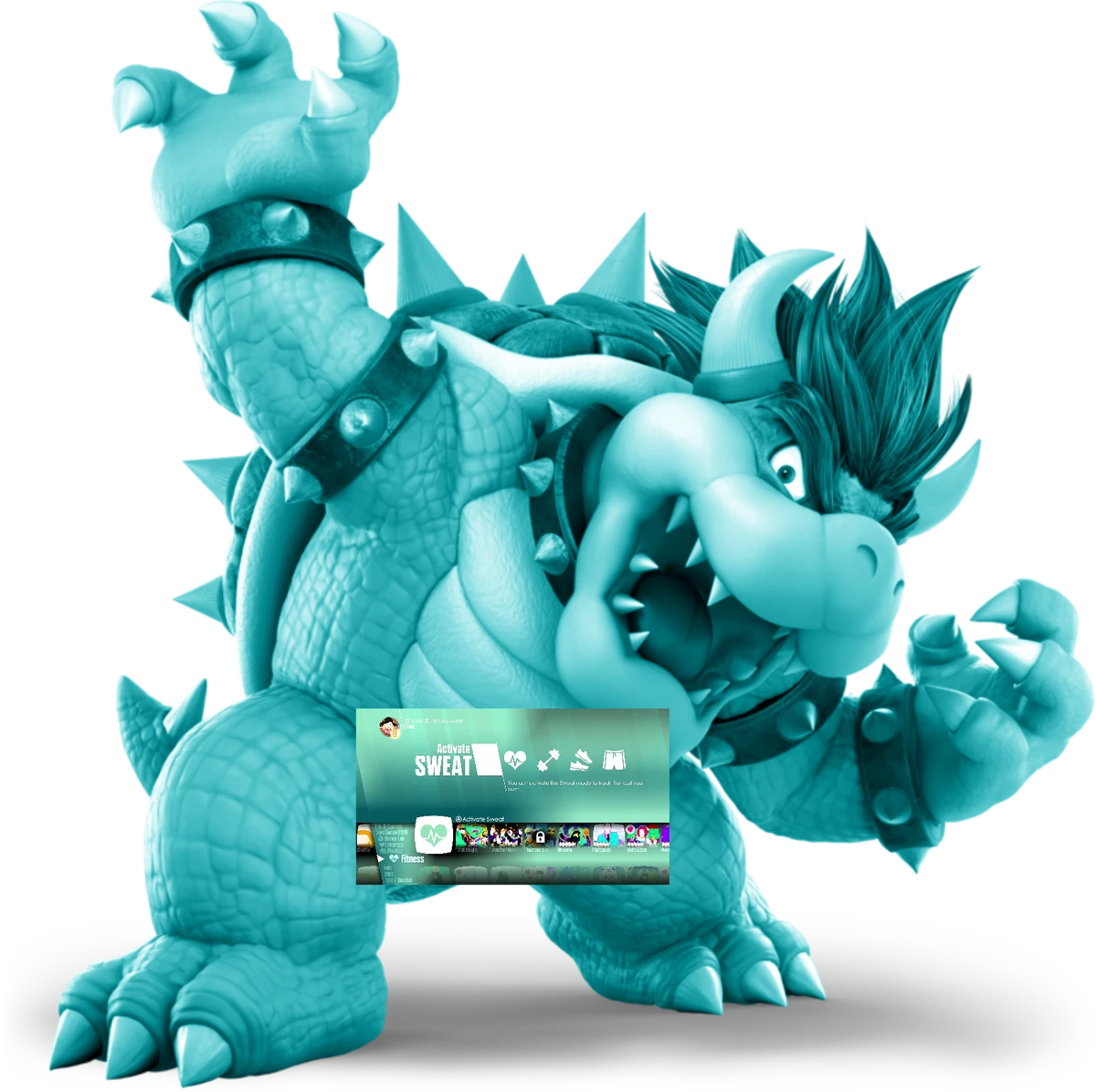 Just Sweat Bowser | Bowser Double 7 Wiki | Fandom