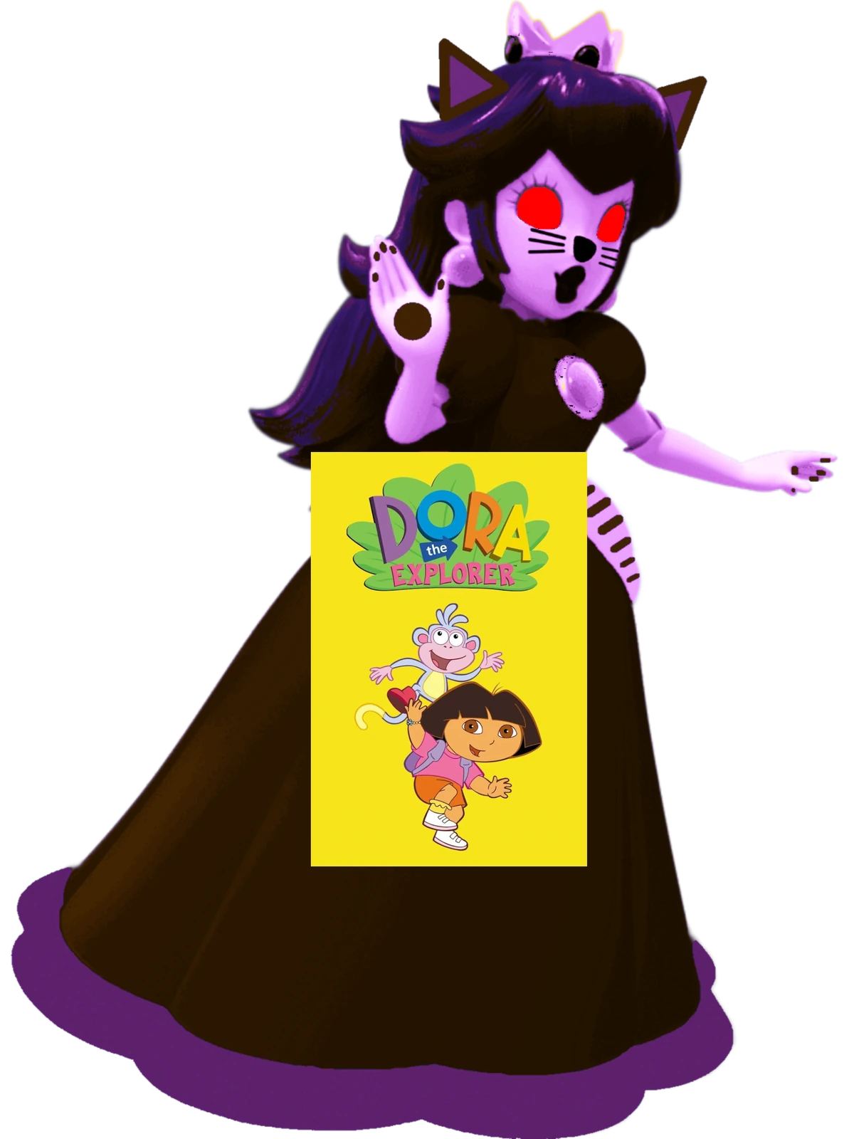 Dark Dora The Explorer Cat Princess | Bowser Double 7 Wiki | Fandom