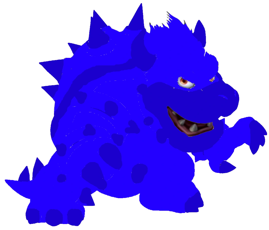 Blue King Bowser | Bowser Double 7 Wiki | Fandom