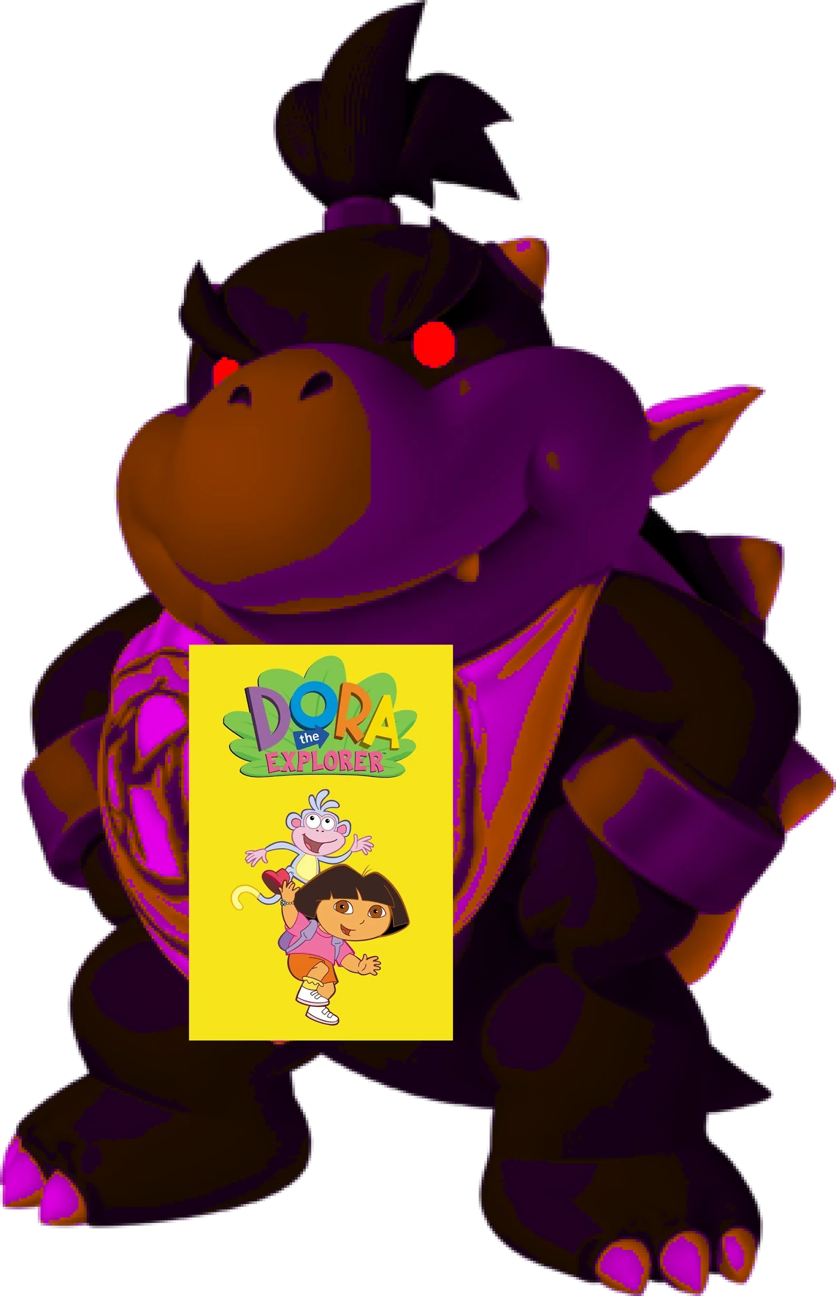 Dark Dora The Explorer Bowser Jr. | Bowser Double 7 Wiki | Fandom
