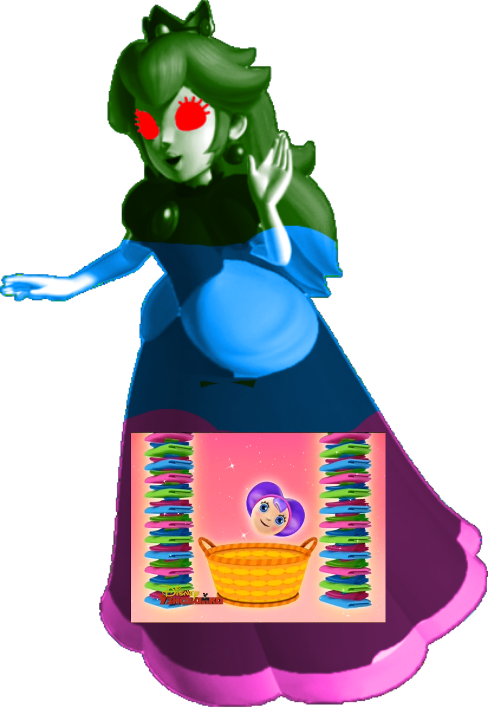 Dark Folded Clothes Princess Bowser Double 7 Wiki Fandom