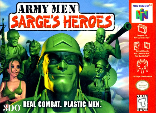 Army Men: Sarge's Heroes (N64) | Box Art Preservation Wiki | Fandom