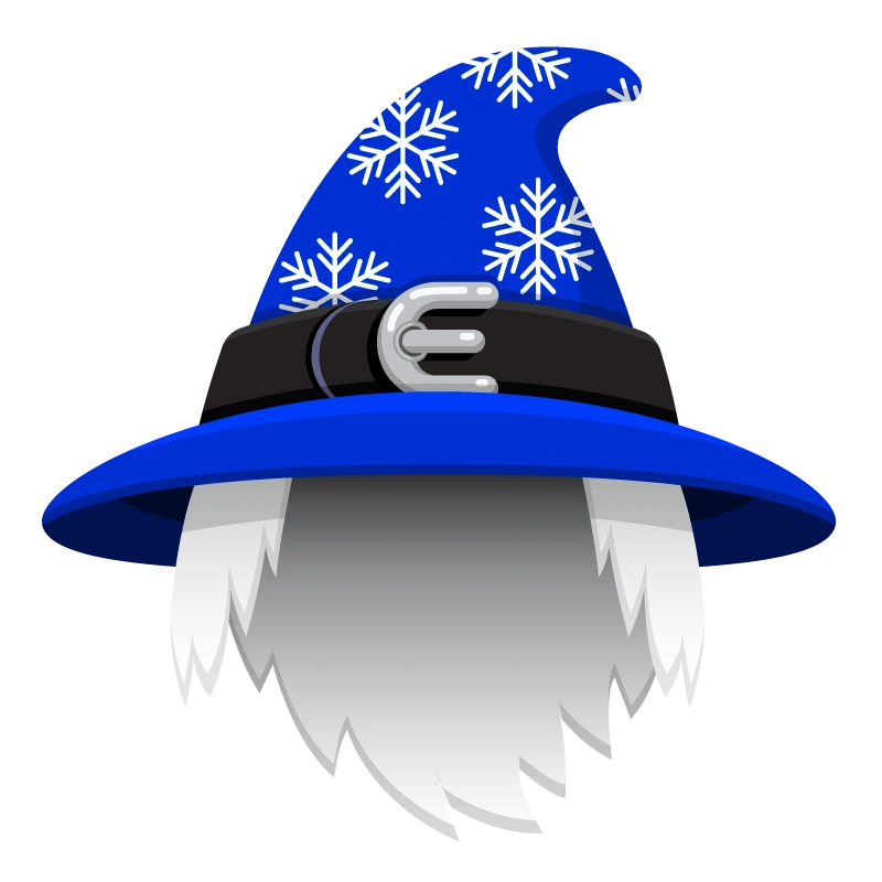 Blizzard Wizard Hat with Hair | Box Critters Wiki | Fandom