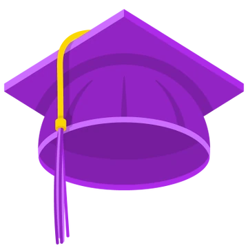 Purple Graduation Cap Clip Art