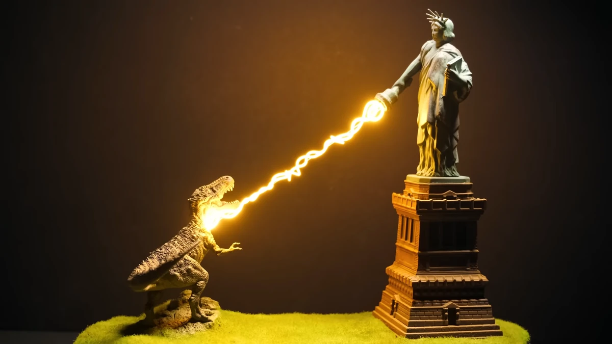 Statue of Liberty vs T-Rex | Boylei Hobby Wiki | Fandom