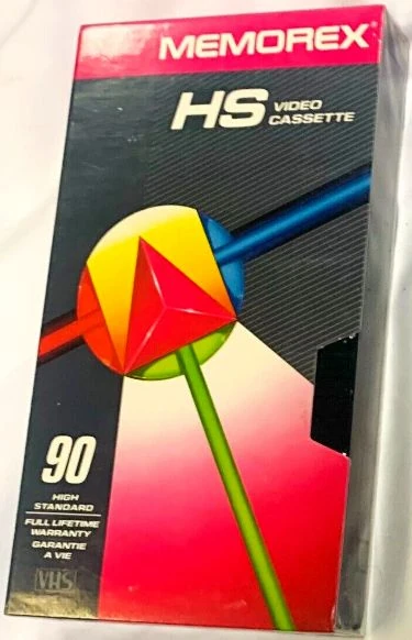 Memorex blank VHS tape box | packaging pedia | Fandom