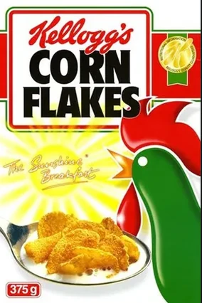 kellogg's corn flakes box