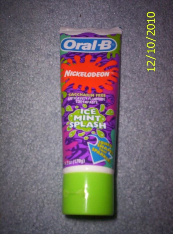 Nickelodeon Ice Mint Splash toothpaste | packaging pedia | Fandom