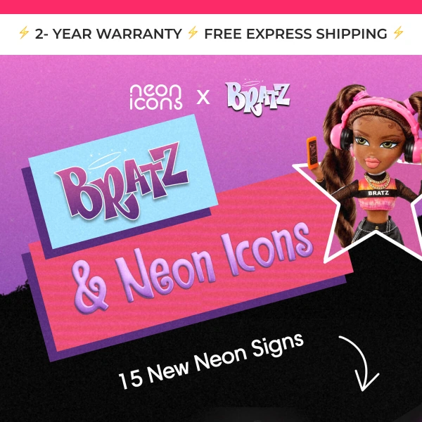 Neon Icons x Bratz | Bratz Wiki | Fandom