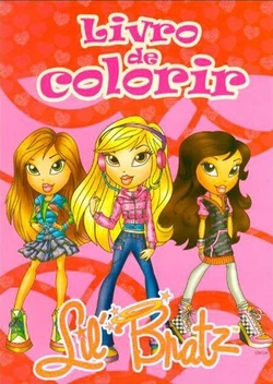 lil bratz jumbo coloring book