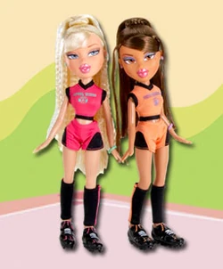 bratz softball coloring pages