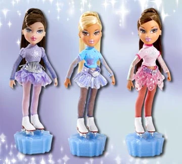 bratz ice skating coloring pages