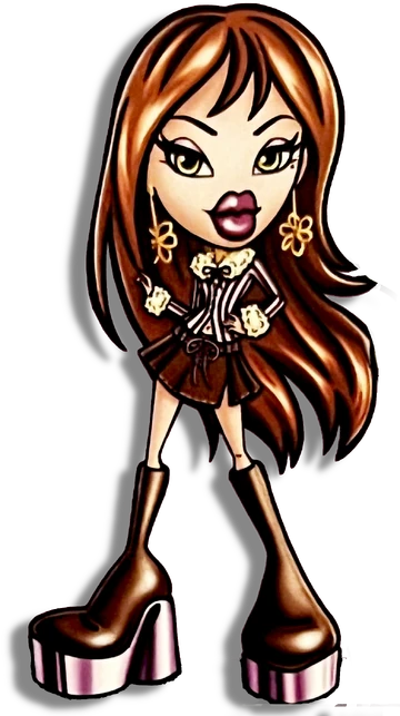 bratz coloring pages yasmin and her pete