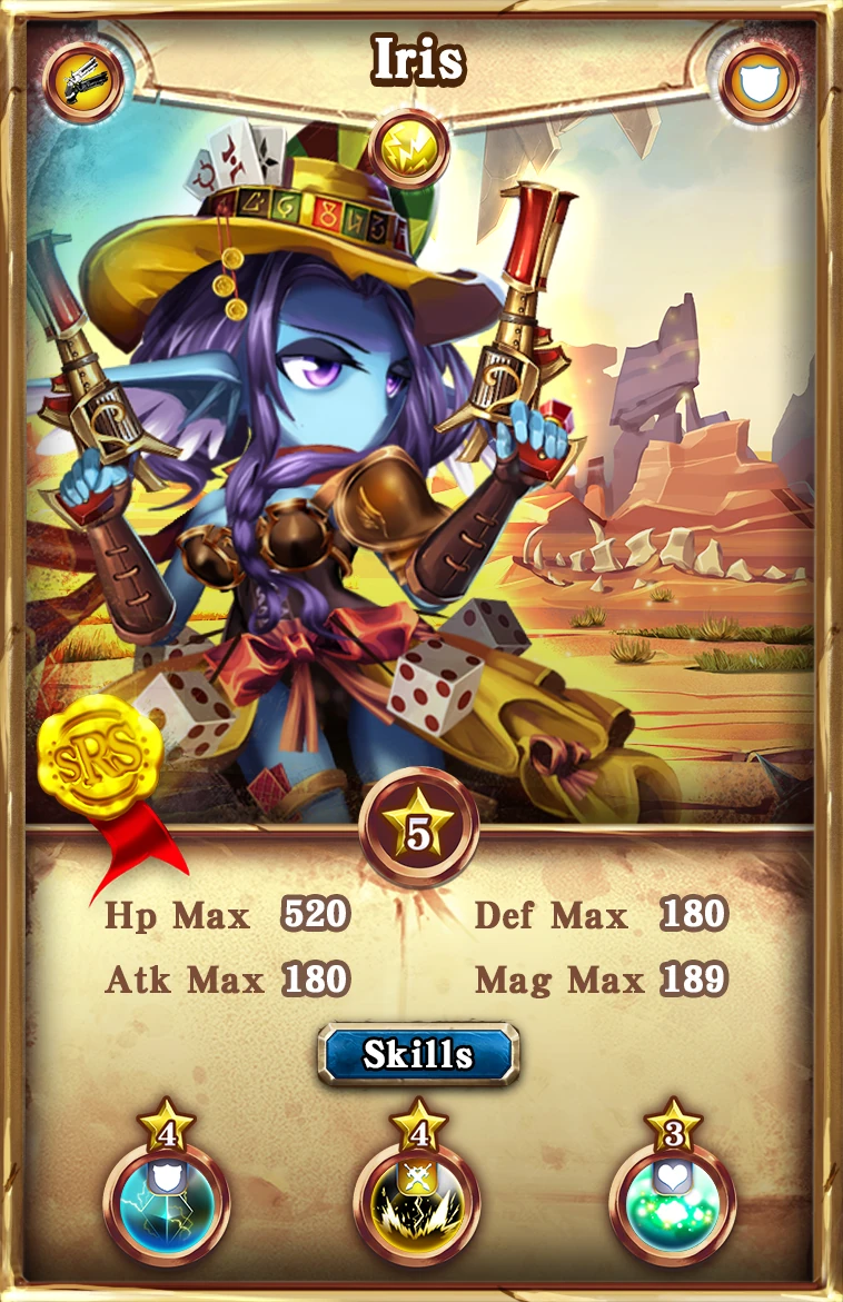 Iris Flamelake | Brave Frontier: The last summoner Wiki | Fandom