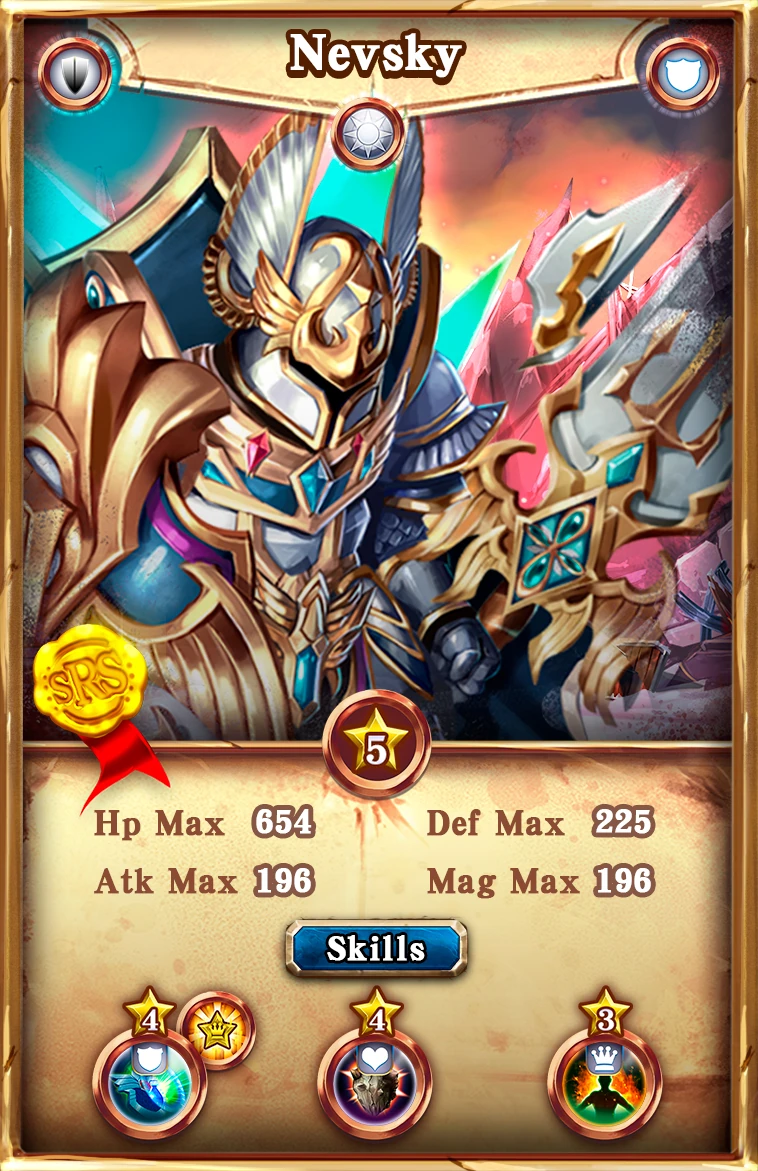 Nevsky, Armored God | Brave Frontier: The last summoner Wiki | Fandom