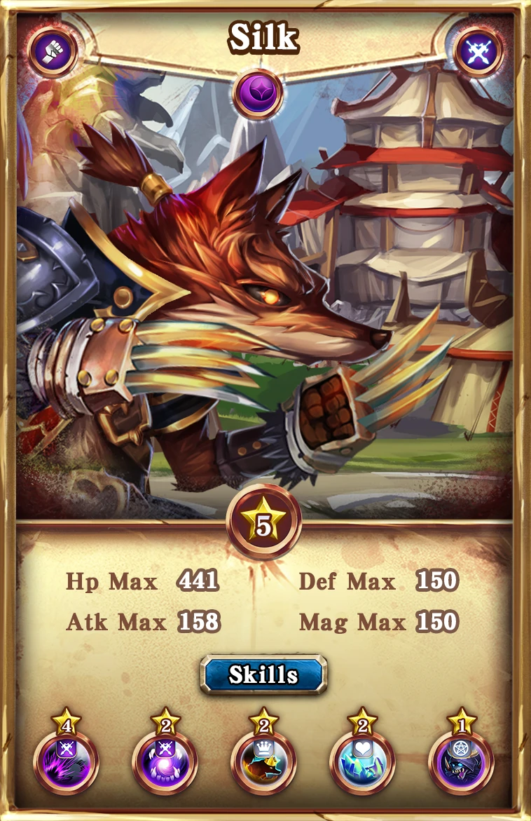 Silk, The Raider | Brave Frontier: The last summoner Wiki | Fandom