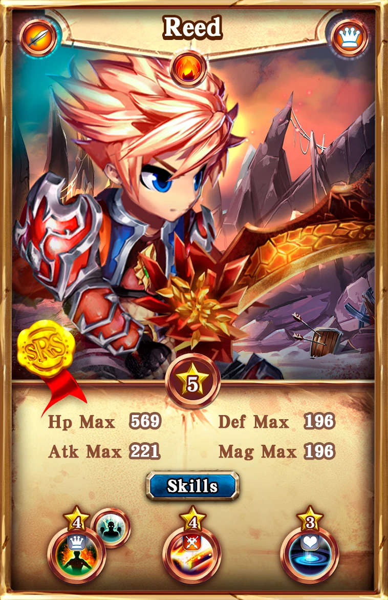 Reed, Sword God | Brave Frontier: The last summoner Wiki | Fandom