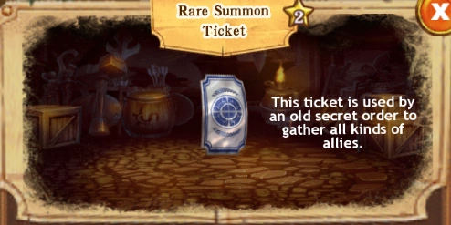 Rare Summon Ticket | Brave Frontier: The last summoner Wiki | Fandom