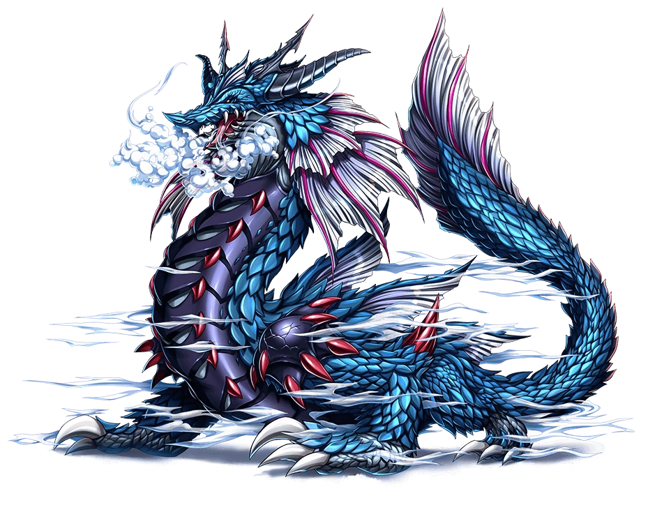 Cerulean Dragon Rubeus | Brave Frontier RPG Wiki | Fandom