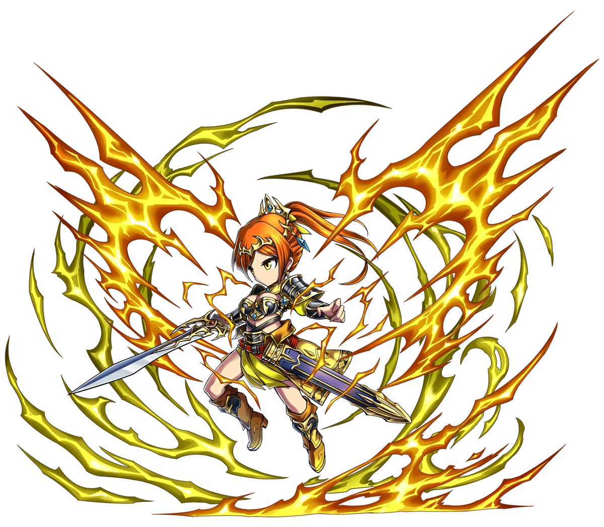 Phoenix Thunder Rayla | Brave Frontier Wiki | Fandom