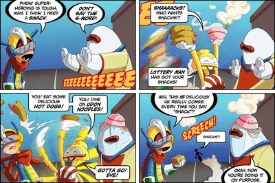 Snack Attack | Bravoman: Super Unequaled Wiki of Excellence Wiki | Fandom