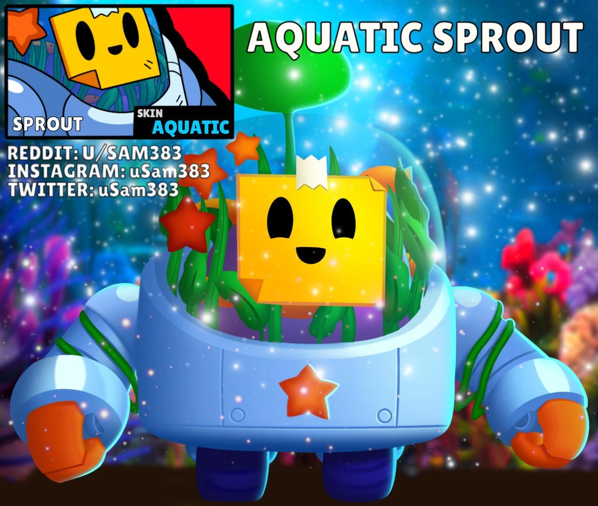 Aquatic sprout | Brawl stars ideias Wiki | Fandom