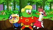 Super Duck vs Muscle Bread | Breadwinners Wiki | Fandom