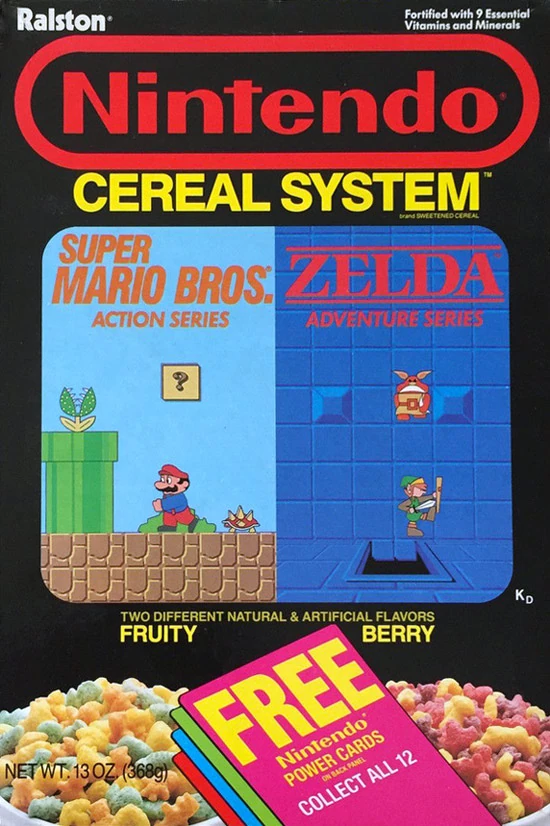 Nintendo Cereal System | Breakfast Cereal Wiki | Fandom