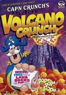 Cap'n Crunch's Mystery Volcano Crunch | Breakfast Cereal Wiki | Fandom