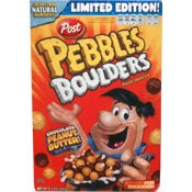 Pebbles Boulders Chocolate Peanut Butter | Breakfast Cereal Wiki | Fandom