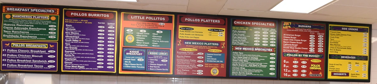 Los Pollos Hermanos/Menu | Breaking Bad Wiki | Fandom