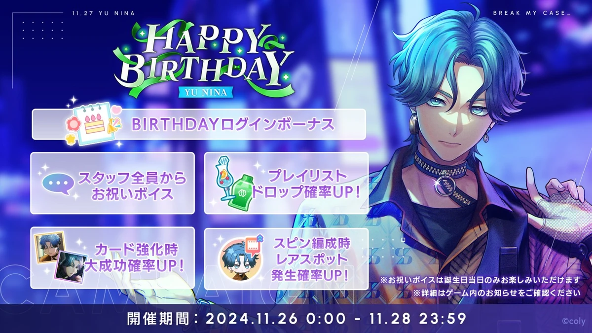Yu Nina's Birthday (1st) | Break My Case Wiki | Fandom
