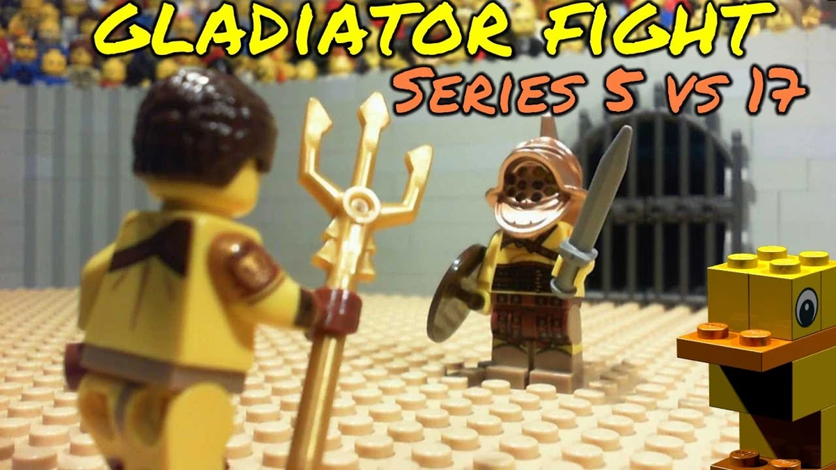 LEGO Gladiator Fight - Series 5 vs Series 17 | Brickington Sails Forth ...
