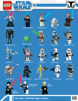 Star Wars 2008 Minifigure Gallery Poster | Brickipedia | Fandom