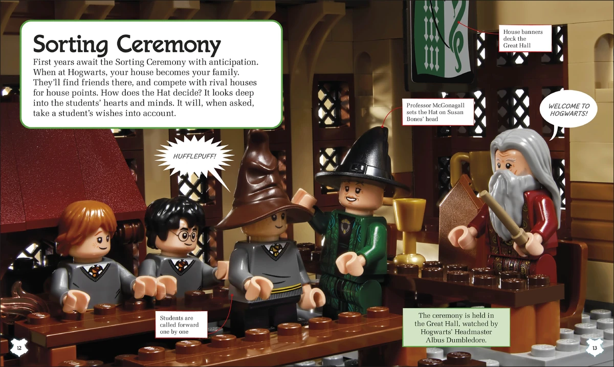 LEGO Harry Potter: A Spellbinding Guide to Hogwarts Houses | Legopedia ...