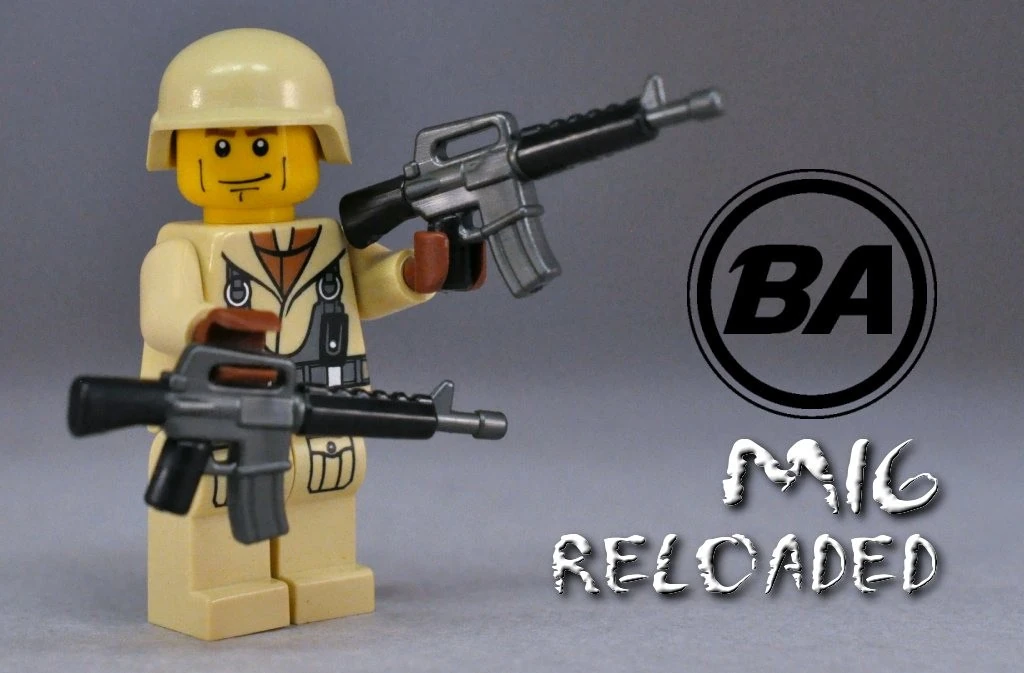 BrickArms Reloaded: Overmolded M16 | Brickmania Wiki | Fandom