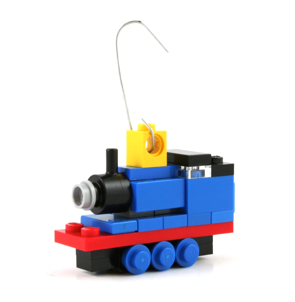 Blue Locomotive Holiday Ornament | Brickmania Wiki | Fandom