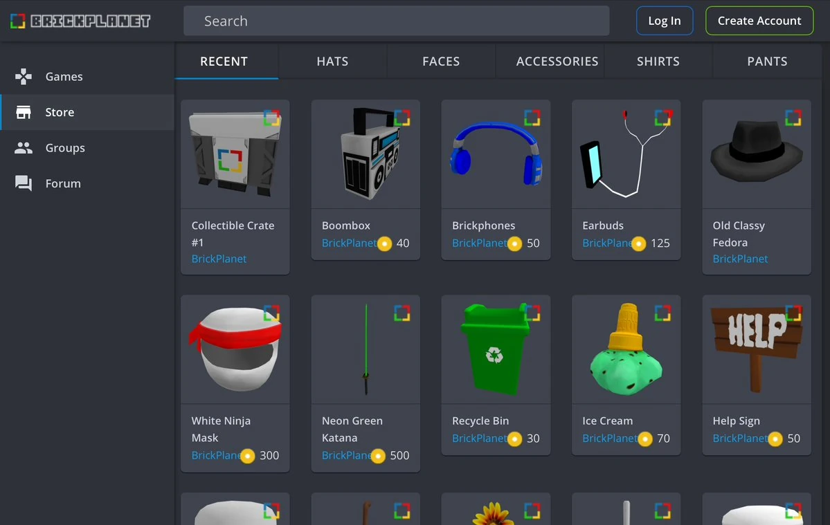 Store | Brick Planet Wiki | Fandom