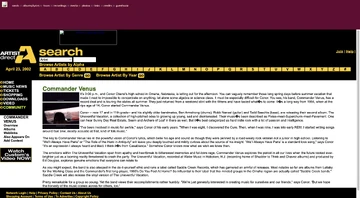 1997 Commander Venus I-Music interview | Bright Eyes Wiki | Fandom